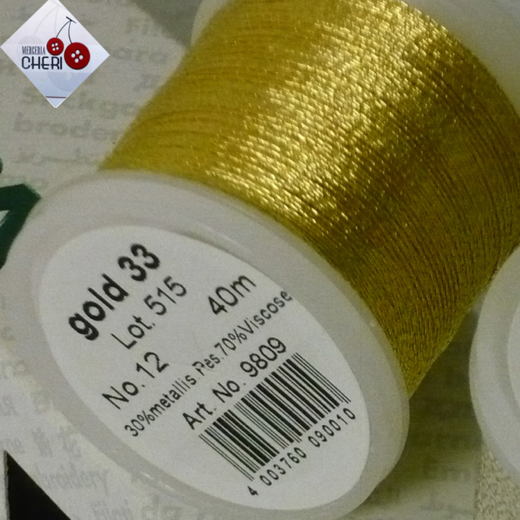 Filo da ricamo Metallic Madeira GOLD • Merceria Cheri - Rimini