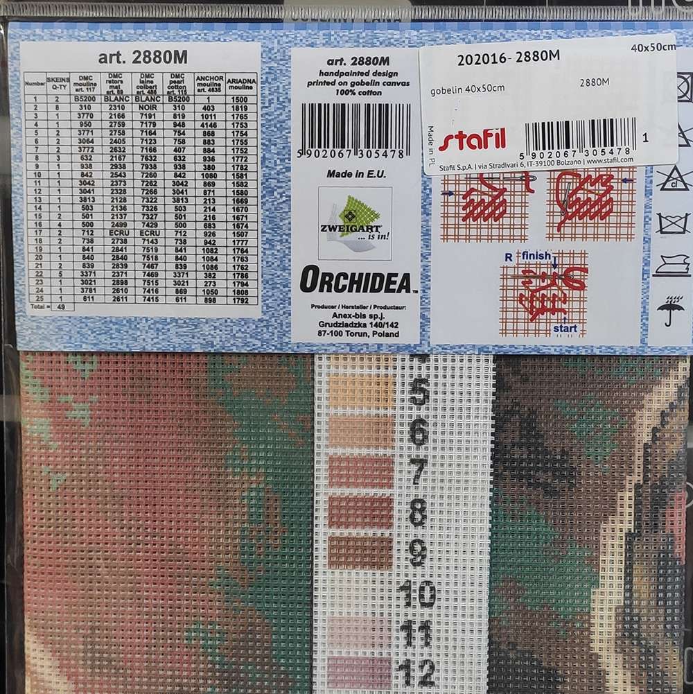 Canovaccio immagine sacra madonna con bambino - Merceria Cheri - Rimini